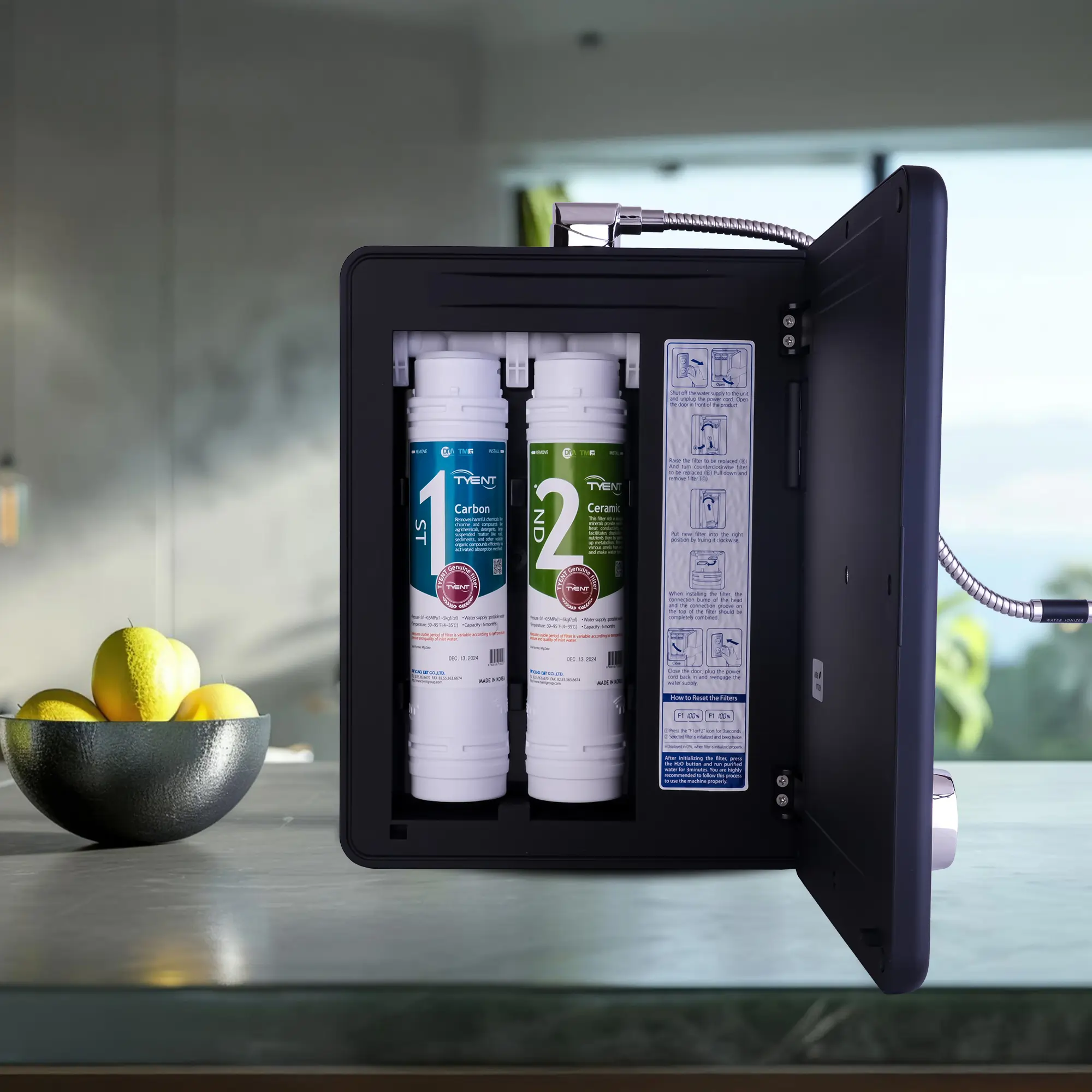 Tyent H2-Hybrid | Twin Cell Alkaline & Hydrogen Ionizer